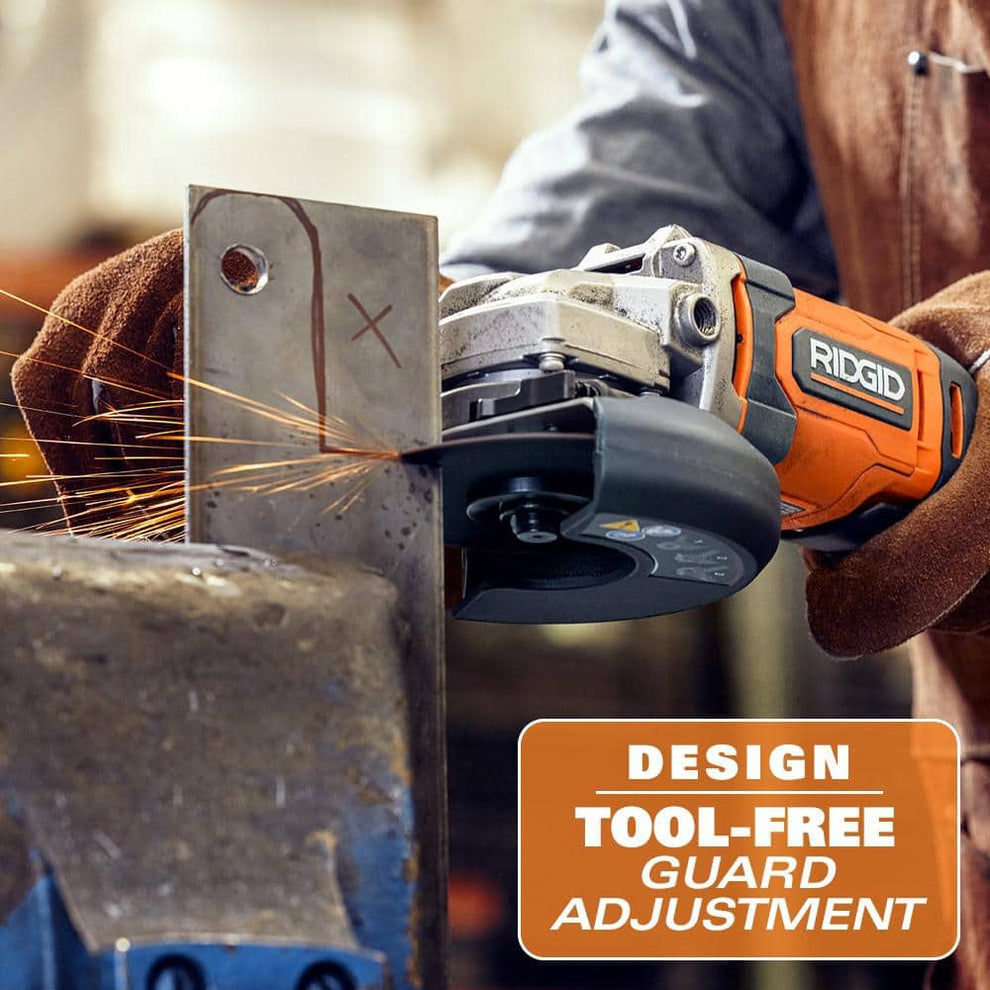 18V Cordless 4-1/2 in. Angle Grinder (Tool Only) – RIDGID
