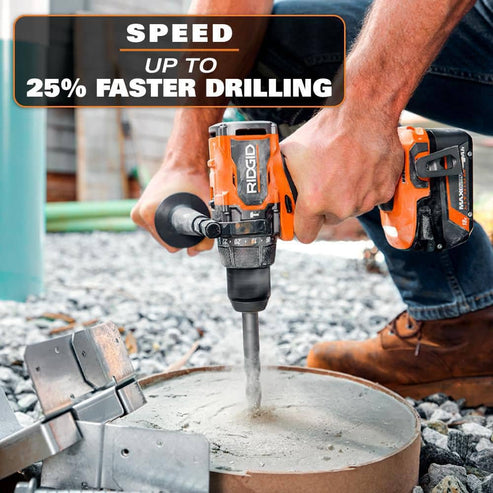 18V Brushless Cordless 1/2 in. High Torque Hammer Drill/Driver (Tool O ...