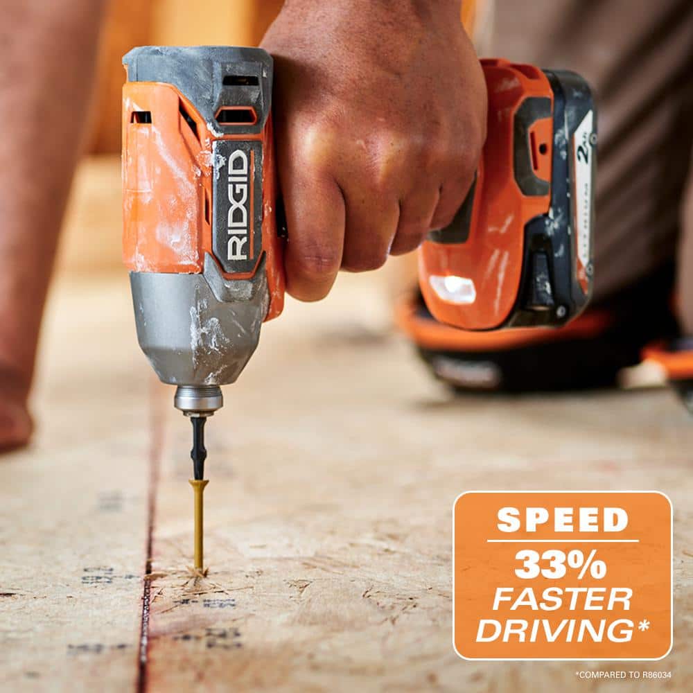 18V Cordless 1/4 in. Impact Driver (Tool Only) – RIDGID