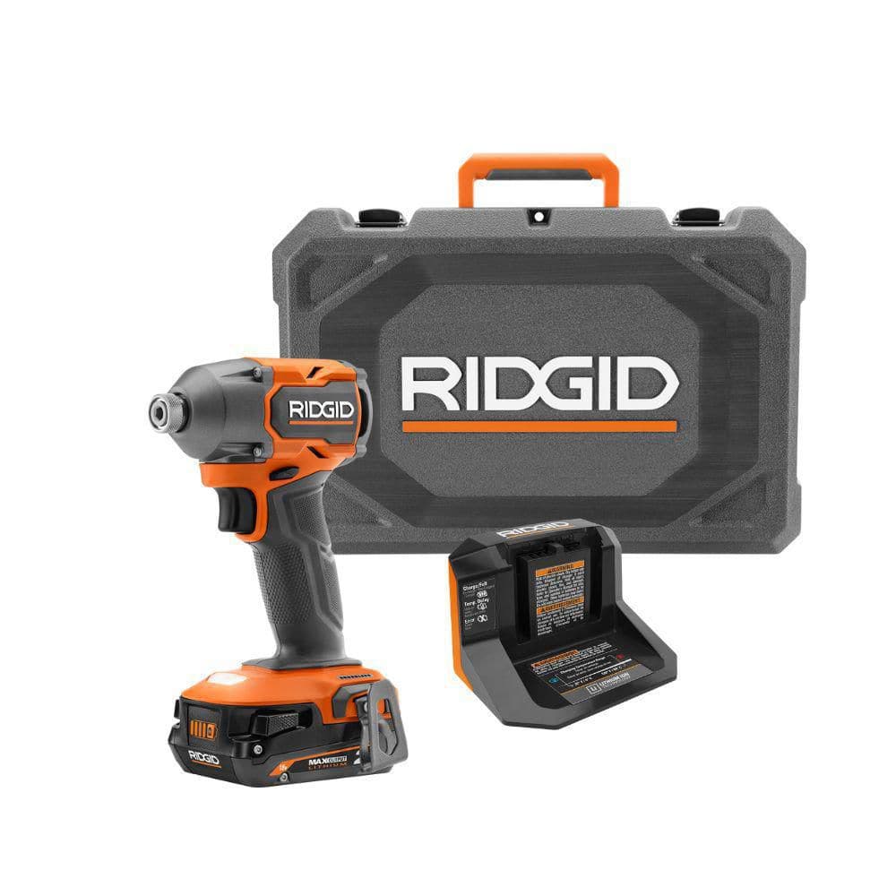 18V Brushless Cordless 4-Mode Impact Driver Kit with 2.0 Ah MAX Output ...