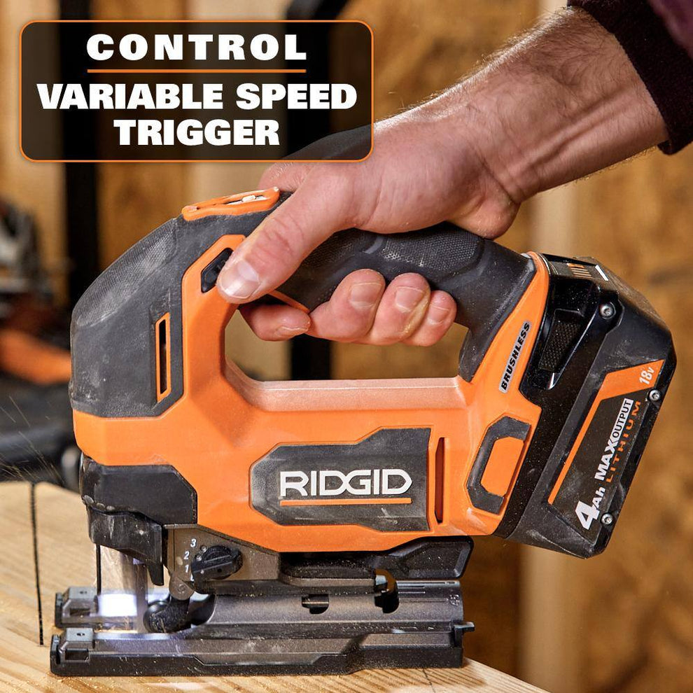 18V Brushless Cordless Jig Saw (Tool Only) – RIDGID