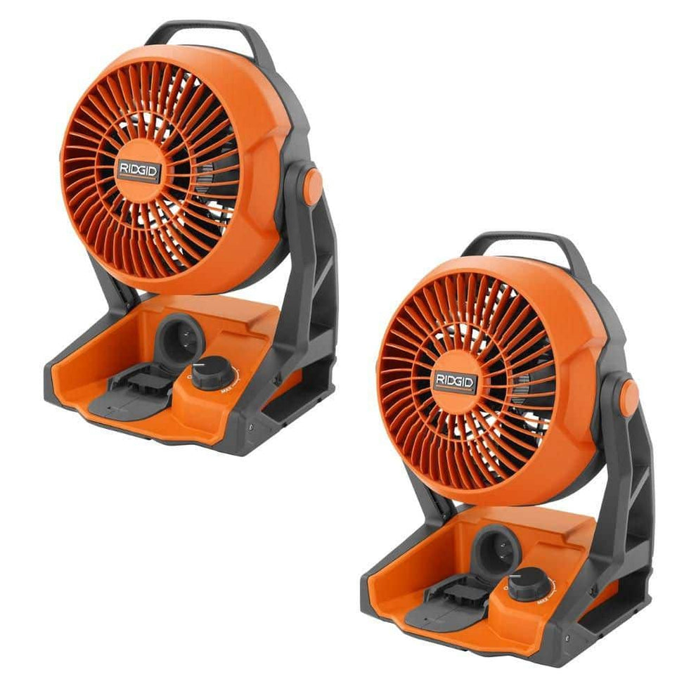 18V Cordless Hybrid Jobsite Fan 2-Pack (Tools Only) – RIDGID