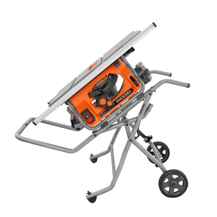 15 Amp 10 in. Portable Corded Pro Jobsite Table Saw with Stand – RIDGID